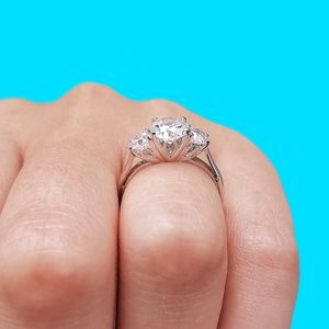 Sakony Jewelry | Jewelry | 3 Pc Engagement Wedding Anniversary Band ...